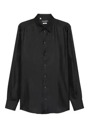 Dolce & Gabbana Dolce Gabbana Long-sleeved Shirt - Black