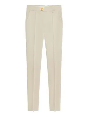 GIVENCHY Givenchy Logo Plaque Slim Fit Stirrup Pants
