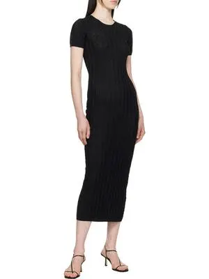 LOULOU STUDIO Aruba Knit Dress - Black