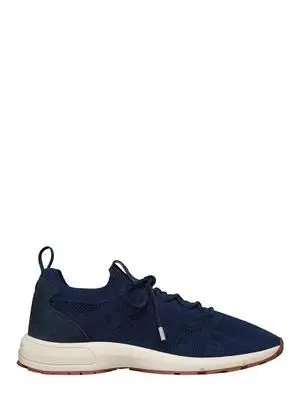 Dior Knit Lace-up Sneakers - Navy Blue