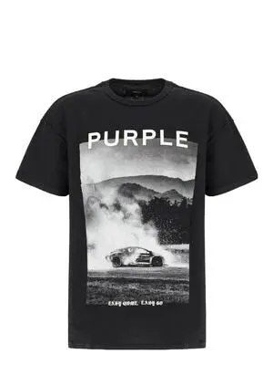 PURPLE BRAND Short-sleeved T-shirt - Black