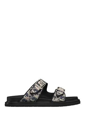 Dior Aqua Sandals With Buckle Detailing - Black