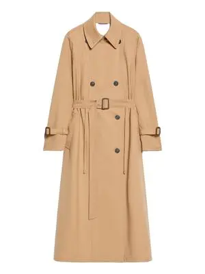 Max Mara Double-breasted Belted Trench Coat - Camel