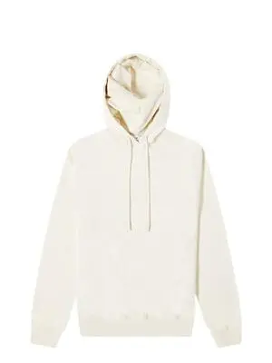 Off-White Embroidered Logo Hooded Sweatshirt - White