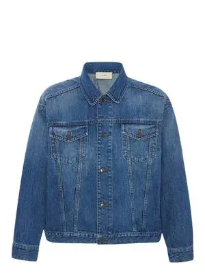 THE ROW Seb Cotton Jacket - Washed Blue