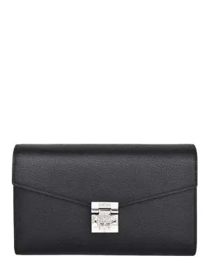 MCM MCM Litchi Emblem Single Shoulder Bag