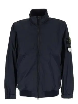 Stone Island Crinkle Reps Ny Zip Jacket - Blue