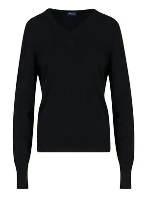 DRUMOHR V-neck Knit Sweater - Black