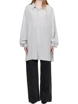 MAISON MARGIELA Maison Margiela Long Sleeve Buttoned Shirt Grey