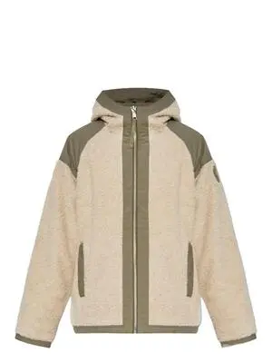 Canada Goose Logo-patch Fleece Jacket - Lighttansmokeysage