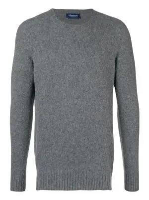 DRUMOHR Crewneck Knit Sweater - Gray