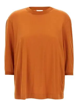 Dries Van Noten Balloon Sleeve Crewneck T-shirt - Orange