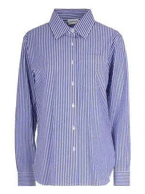 P.a.r.o.s.h Striped Embellished Shirt - Blue