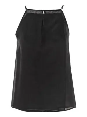 Max Mara Sleeveless Halterneck Top - Black