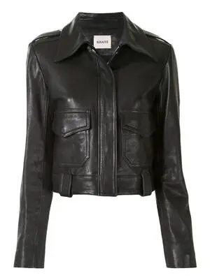 KHAITE Khaite The Cordelia Leather Jacket