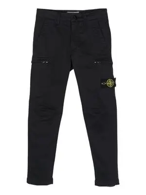 Stone Island Belt-loop Cargo Slacks - Blue