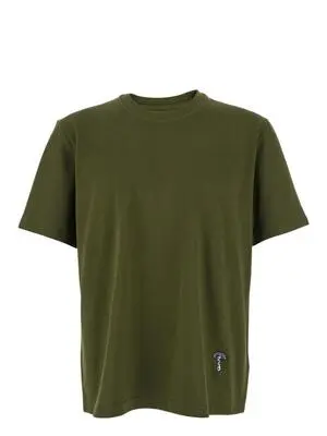 Bottega Veneta Mushroom Embroidered Crewneck T-shirt - Green