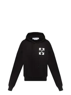 OFF-WHITE Off-White Arrows Logo Print Cotton Hoodie