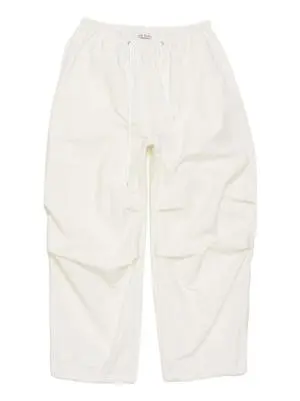 ACNE STUDIOS Acne Studios Wide-Leg Drawstring Trousers With Frill Detail