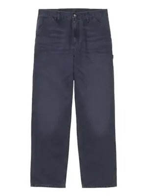 Carhartt Work In Progress Carhartt WIP Single Knee Pant Stone Canvas Deep Navy Blue