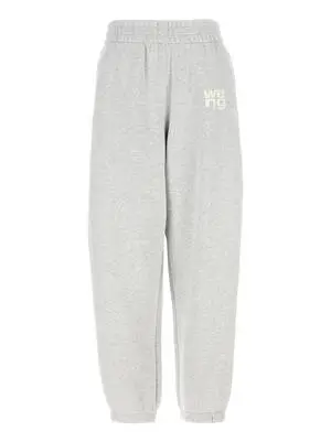 Alexander Wang Terry Sweatpants With Logo - White