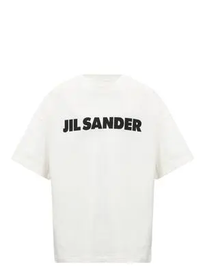 JIL SANDER Jil Sander Logo Crewneck T-Shirt White