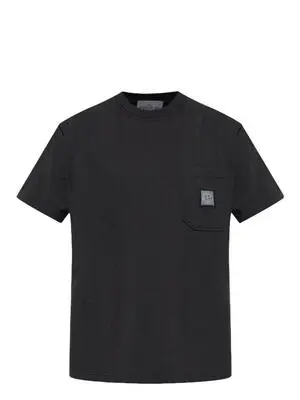 Stone Island Logo Patch Pocket T-shirt - Black