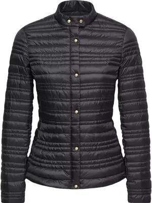 Moncler Catair Quilted Down-filled Biker Jacket - Black