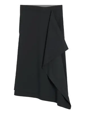 AMI Ami Paris Midi Wrapped Skirt