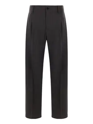 Dolce & Gabbana Tailored Pressed Crease Trousers - Black