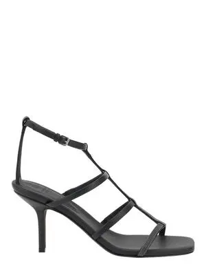 Brunello Cucinelli Strapped Heeled Sandals - Black