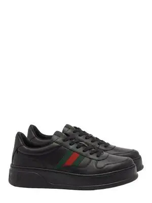 Gucci Low-top Chunky Sole Sneakers - Black