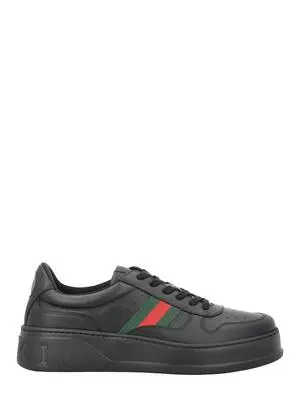 Gucci Low-top Chunky Sole Sneakers - Black
