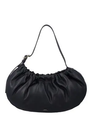 A.p.c. Logo Detailed Clutch Bag - Black
