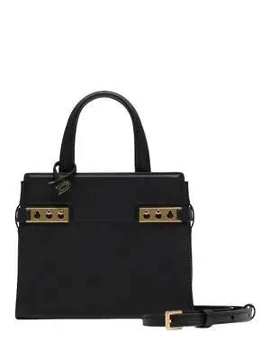 Delvaux Adjustable Shoulder Strap Cross-body Bag - Black