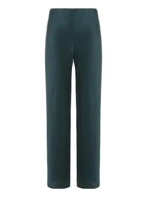 Vince High-waisted Wide-leg Pants - Green