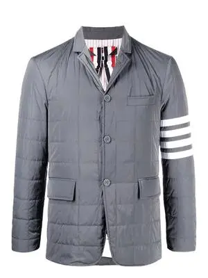 Thom Browne Padded Quilted 4-bar Blazer - Medium Gray