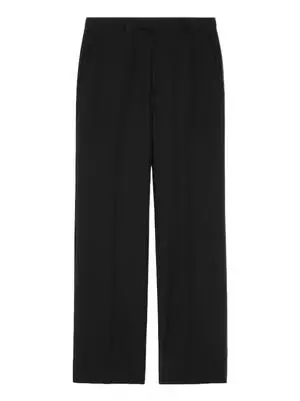 Gucci Twill Straight-leg Pants - Black
