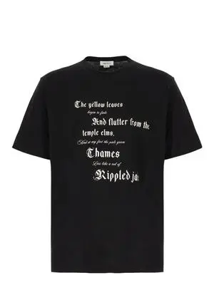 ALEXANDER MCQUEEN Alexander McQueen Text-Printed Crewneck T-Shirt