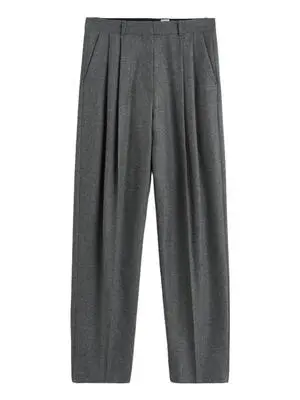 TOTEME Double-pleated Tailored Trousers - Black