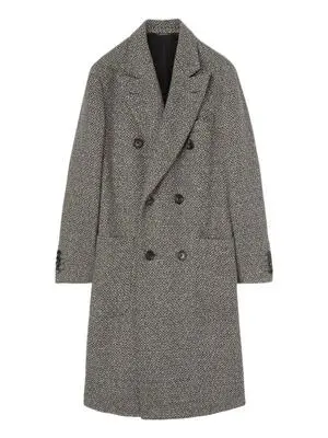 Loro Piana Herwin Double Breasted Coat - Gray