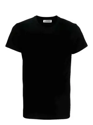 JIL SANDER Crewneck Short-sleeved T-shirt - Black