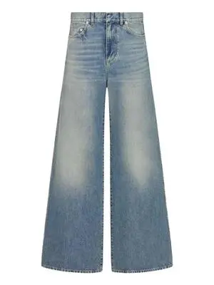 Dior Wide-leg Jeans - Gray