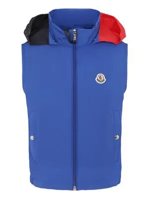 Moncler Hooded Vest - Royal Blue