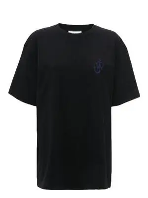J.W.ANDERSON Jw Anderson Graphic-printed Crewneck T-shirt - Black