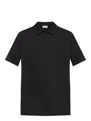 Dries Van Noten Short-sleeved Polo Shirt - Black