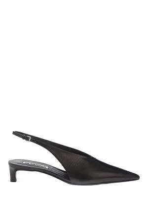 JIL SANDER Heeled Slingback Pumps - Black