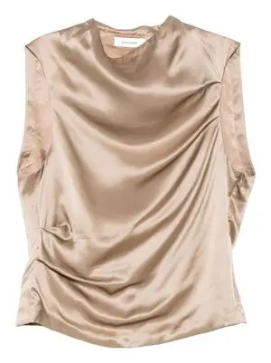 ENTIRE STUDIOS Sleeveless Draped Top - No