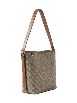 Gucci Gg Emblem Shoulder Bag - Nude
