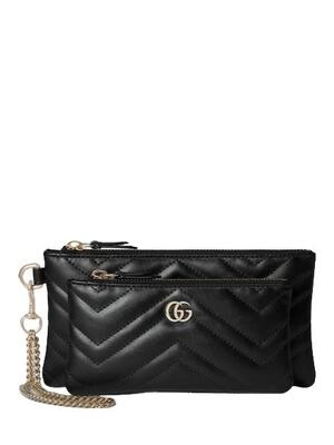 Gucci Gg Marmont Small Pouch - Black